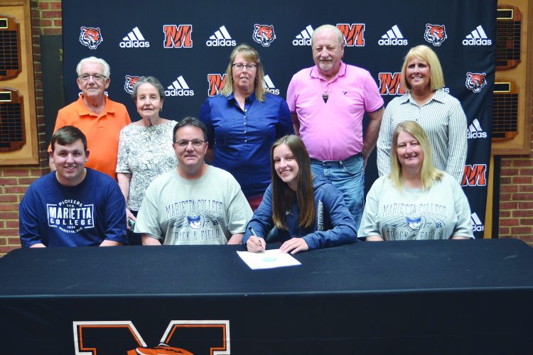 Tiger vaulter Baylee Brown commits to Marietta College | News, Sports ...